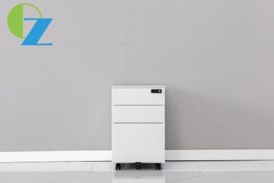 China W300 Steel Side Open Mobile Pedestal Filing Storage Cabinet 3 Drawers With Code Lock for sale