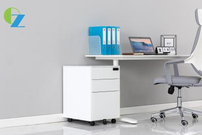 China Electronic Password Lock 3 Drawers Mobile Pedestal Cabinet Under Office Desk for sale
