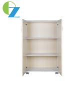 China Slim Metal Wood Space Saving File Cabinet 2 Tier Swing Adjustable Foot for sale