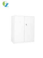 China Goose Neck Handle Office Metal Cupboard 2 Swing Doors Steel Cabinet for sale
