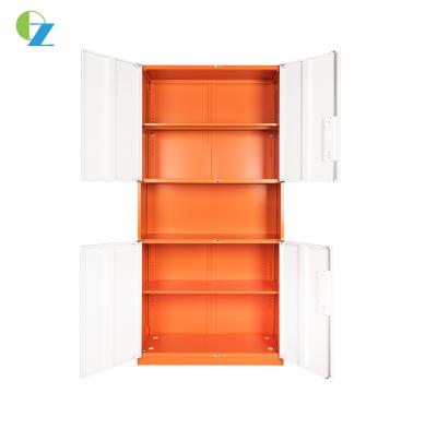 China Knock Down Structure Office Steel Filing Cabinet Pantone Color Adjustable for sale