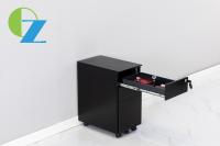 China Side Open Mobile Pedestal Cabinet 3 Drawers Lockable Filing Storage 5 Wheels for sale