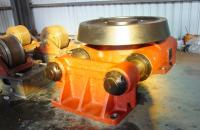 China Rotary Kiln Castings And Forgings Hydraulic Retaining Wheel Casting Steel Wheel for sale