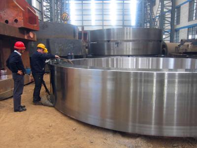 China ZG35CrMo Or 42CrMo Steel Rotary Kiln Wheel Tyre Castings And Forgings for sale