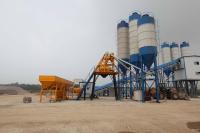 China Concrete Mixing Plant Cement Plant Equipments With 80mm Maximum Aggregate Size for sale