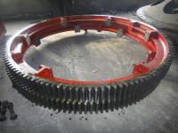 China GS42CrMo4 Alloy Cast Steel Big Mill Girth Gear Ring Tooth Ring for sale