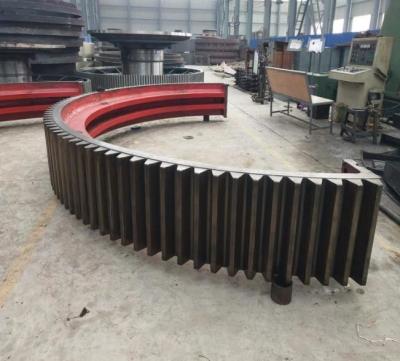 China Mining Equipment Parts with Mill Girth Gear ZG45 And Pinion Gears for sale