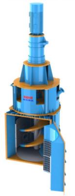 China Bulk Materials Vertical Spiral Mill PLC Control 6mm Feed Size for sale