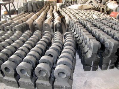China Ore Mining Manganese Steel Lining Plate And Hammer Head for sale