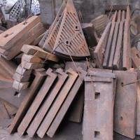 China Ore Mining Manganese Steel Lining Plate And Hammer Head for sale