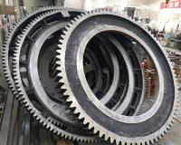 China 10Module To 70Module Big Ring Gear For Rotary Kiln And Ball Mill for sale