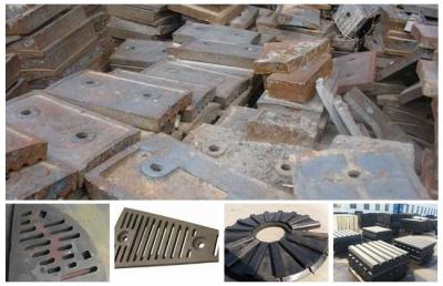China Casting Ball Mill Cylinder Liner Large Cast Steel Spare Part Product for sale