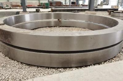 China Mining Machine Spare Parts Rotary Kiln Gear And Tyre Castings And Forgings for sale