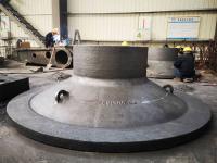 China Ball Milll Inlet And Outlet End Cover Castings And Forgings For Mining Equipment for sale