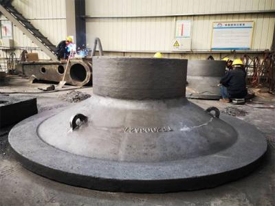 China Ball Milll Inlet And Outlet End Cover Castings And Forgings For Mining Equipment for sale