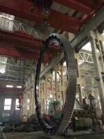 China Big Kiln Girth Gear Ring Mill Girth Gear And Mill Pinion Gear Smooth Operation for sale