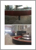 China Big Kiln Girth Gear Ring Mill Girth Gear And Mill Pinion Gear Smooth Operation for sale