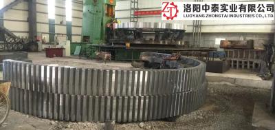 China Mill Girth Gear Cast Iron Custom Large Diameter Ring Gear Rotary for sale