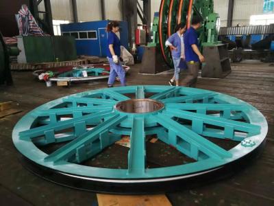 China Custom Hoist Head Sheave And Guide Wheel Castings And Forgings For Mining for sale