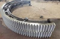 China Spur Large Diameter Ring Gear Mill Girth Gear With 220~240 Hardness for sale