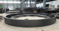 China Spur Large Diameter Ring Gear Mill Girth Gear With 220~240 Hardness for sale