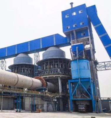 China Active Lime Rotary Kiln Metallurgy Machine With 1350/1250 ℃ Burning Temperature for sale