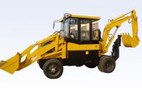 China Total Operating Weight 7500kg Backhoe Loader Articulated Hydraulic Steering for sale