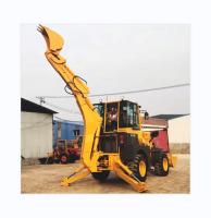China Heavy Duty Construction Backhoe Loader With 1.2m3 Loading Bucket Capacity for sale