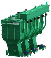 China 3mm Feeding Size Mining Ore Dressing Equipment Mineral Jig Green Color for sale