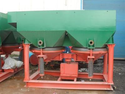 China Wash Box Ore Processing Machine Manganese Ore Jigger  420/min for sale