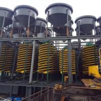 China Simple Structure Spiral Chute Separator Ore Dressing Equipment  4-6t/h for sale