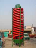 China Red Mining Ore Dressing Equipment Spiral Chute Separator Diameter 1200mm 900mm for sale