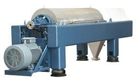 China Innovative Solid Bowl Industrial  Decanter Centrifuge Machine 10~60t/H for sale