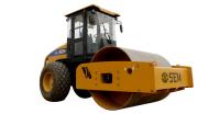 China High Productivity Heavy Duty Road Roller Compactor Single Drum 2200r/Min for sale