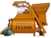China Simple Fast  Js1000 Small Concrete Mixer Machine Cycloidal Needle Motor for sale