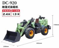 China Multi Purpose Mini Compact Wheel Loader Dc-920 Convertible Type for sale