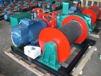 China Jk 1.5 Tons 3 Axis 7.5kw Electric Rope Winch For Loading Lifting for sale