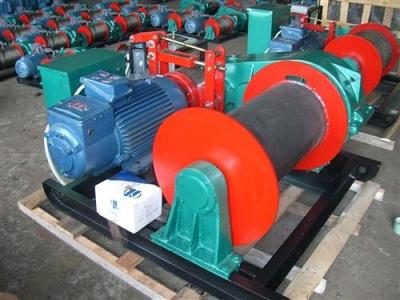 China Jk 1.5 Tons 3 Axis 7.5kw Electric Rope Winch For Loading Lifting for sale