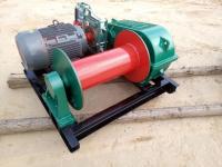 China Jk 1.5 Tons 3 Axis 7.5kw Electric Rope Winch For Loading Lifting for sale