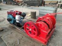 China Diesel Engine Winch 1.5 Ton Conveying Hoisting Machine For Construction for sale