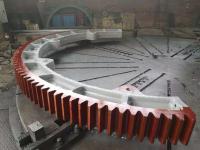 China 42crmo4 Steel Sag Mill Girth Gear In Cement And Minerals Industries for sale