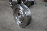 China Crane Wheel Castings And Forgings Single Or Double Flanged Or No Flanged for sale