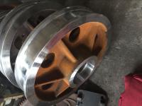 China Crane Wheel Castings And Forgings Single Or Double Flanged Or No Flanged for sale