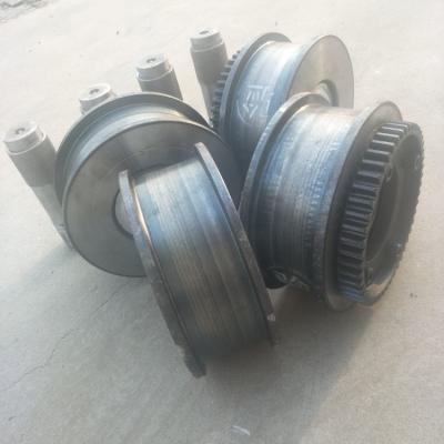 China Large Crane Parts Cast Crane Wheels And Forged Wheel Of High Quality for sale