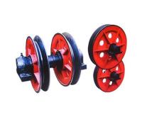 China Castings Forgings Sheave Wheel Pulley Crane Wheel 42crmo Alloy Steel Cast Iron for sale