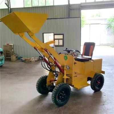 China Small 4x4 Wheel Mini End Loader Electric Low Noise for sale