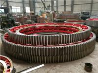 China Large Casting Ball Mill Gear Ring Wear Resistant Stainless Steel for sale