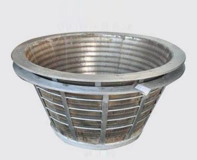 China Vertical And Horizontal Centrifuge Screen Baskets In Stainless Steel For Separation for sale