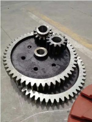 China Customized High Quality Cast Steel Ball Mill Pinion Gear Parts for sale