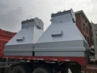 China Electric And Pneumatic Cake Storage Hopper For Sewage Treatment for sale
